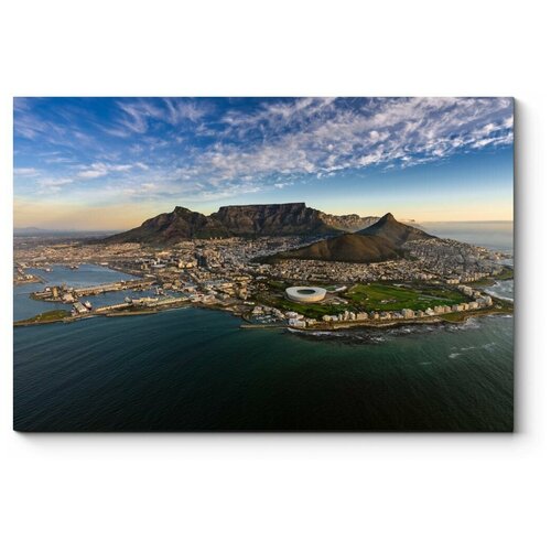 Модульная картина Потрясающая панорама Кейптауна 60x40