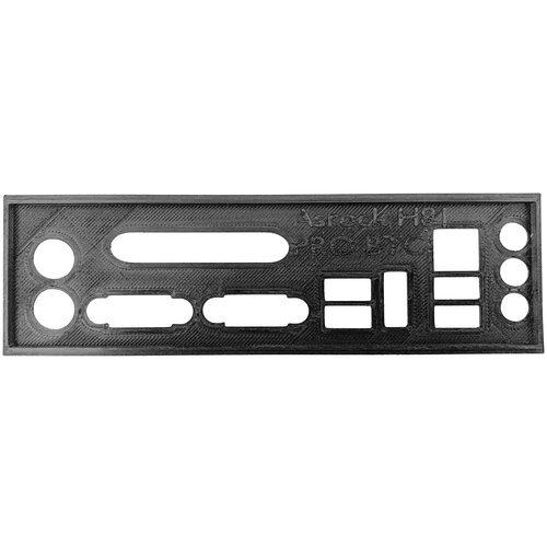 Пылезащитная заглушка, задняя панель для материнской платы Asrock H81 Pro BTC, цвет черный