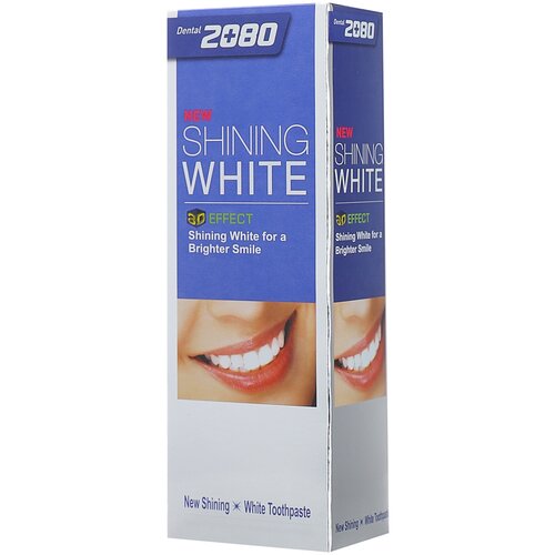 Зубная паста Dental Clinic 2080 Сияющая белизна (отбеливающая), 100 мл, белый