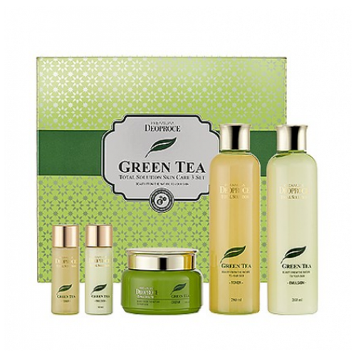 Deoproce Набор Green Tea Total Solution 3