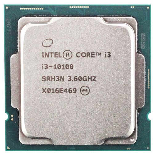 Процессор Intel Core i3-10100 LGA1200,  4 x 3600 МГц, OEM