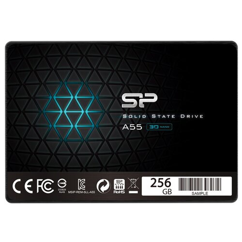 Твердотельный накопитель Silicon Power Ace A55 SATA Ace A55 256GB (SP256GBSS3A55S25)