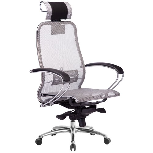 Компьютерное кресло METTA Samurai S-2.04 офисное, обивка: сетка/текстиль, цвет: серый