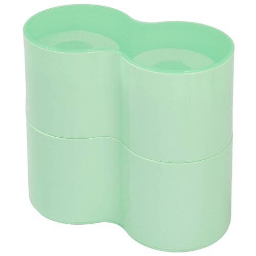 Комплект контейнеров для туалетной бумаги 2 шт с крышками 25*12,9*12,9 см Iseto