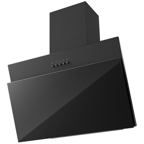 Наклонная вытяжка Krona ESTER 600 PB, цвет корпуса black, цвет окантовки/панели черный