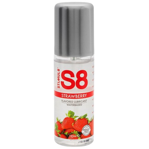 Гель-смазка  stimul8 Strawberry Lube, 125 мл, клубника