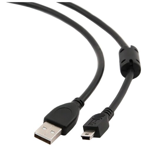 Кабель Cablexpert USB - miniUSB (CCF-USB2-AM5P-6), 1.8 м, черный