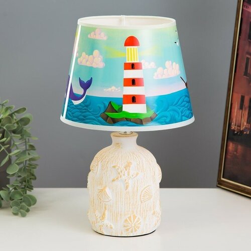RISALUX Настольная лампа "Морское побережье" Е14 15Вт 20х20х32,5 см RISALUX