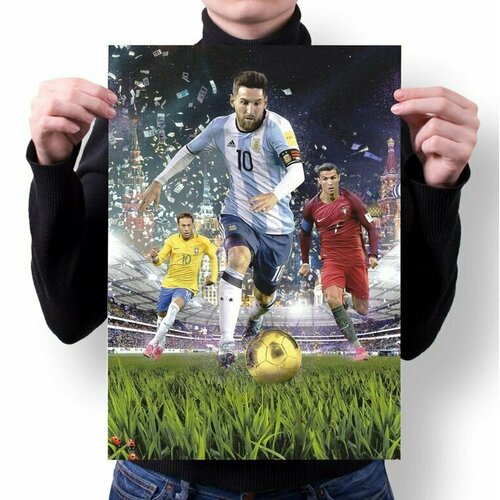 Плакат Messi, Месси №13