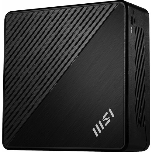 Неттоп MSI Cubi N ADL-018RU slim N200 (1) 4Gb SSD128Gb UHDG Windows 11 Professional GbitEth WiFi BT 65W черный (9S6-B0A911-058)