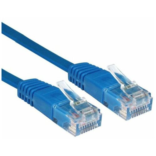 Патч-корд ExeGate UTP-RJ45-RJ45-C5e-PVC-CCA-2M, 2 м, синий