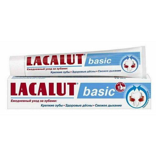Зубная паста Lacalut Бейсик 75 мл, 559650