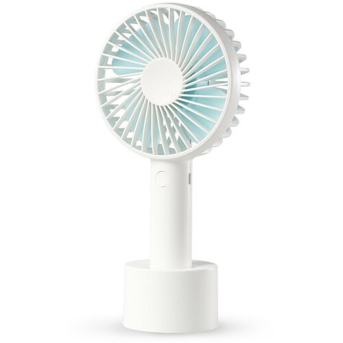 Вентилятор ручной SOLOVE Manual Fan 3 Speed TypeC 2000mAh белый с голубым