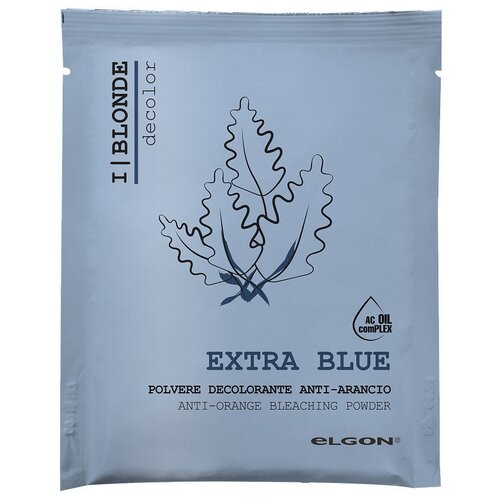 Обесцвечивающий порошок для волос I Blonde Extra Blue Bleach Decolor Elgon, 25 гр