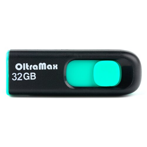 Флешка OltraMax 250 32 ГБ, 1 шт., turquoise