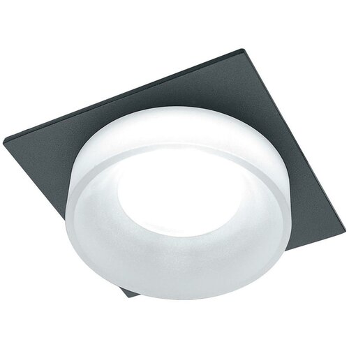Светильник потолочный встраиваемый ИВО черный 50Вт под лампу G5.3 DL2901, 41137