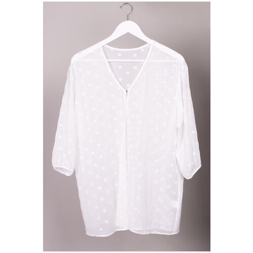 Блуза  Mila Bezgerts, размер 114, белый