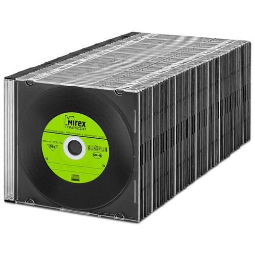 Диск Mirex CD-R 700Mb MAESTRO Vinyl (пластинка) slim 50 шт.