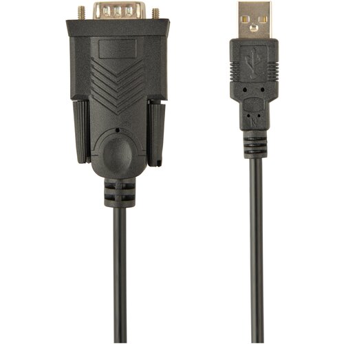 Кабель Cablexpert USB - COM (UAS-DB9M-02), 1.5 м, черный