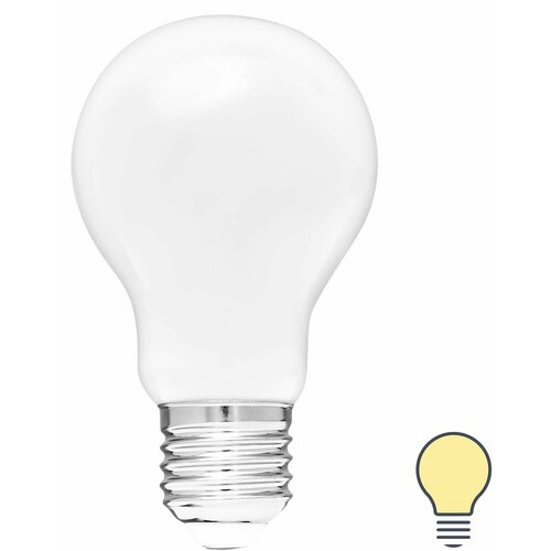 Лампа светодиодная Volpe LEDF E27 220-240 В 6 Вт груша матовая 600 лм теплый белый свет