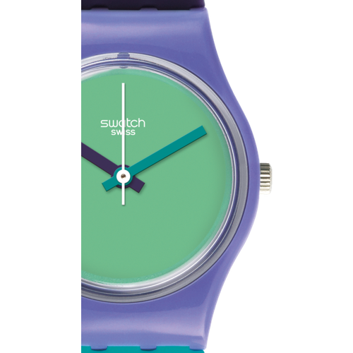 Наручные часы swatch FUN IN BLUE LV117, синий, зеленый