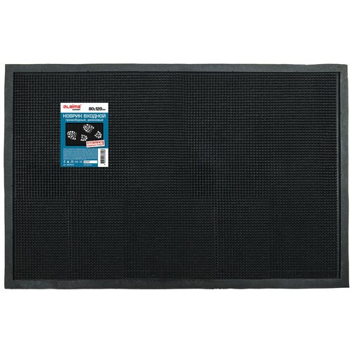 Грязесборный входной резиновый фактурный коврик LAIMA EXPERT 80x120 см 607818