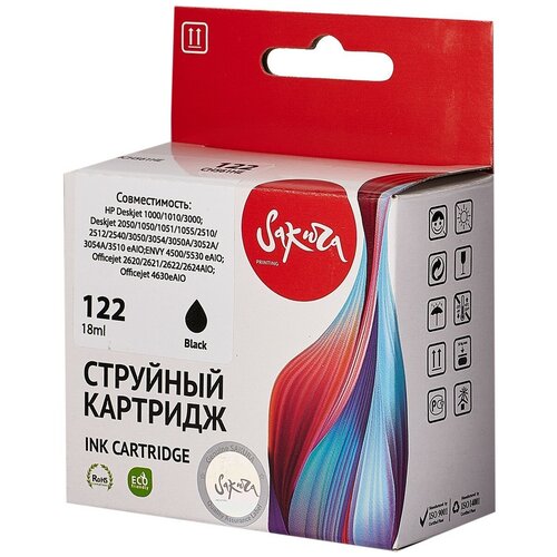 Sakura Картридж совместимый Сакура Sakura SICH561HE CH561HE черный 650 стр 18 мл