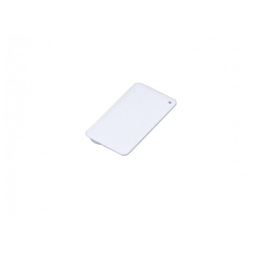 Флешка для нанесения логотипа виде пластиковой карточки (8 Гб / GB USB 2.0 Белый/White MINI_CARD1 Оригинальная недорогая доступна оптом)