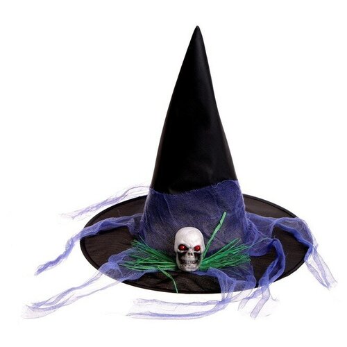 Карнавальная шляпа «Ведьма», цвета микс