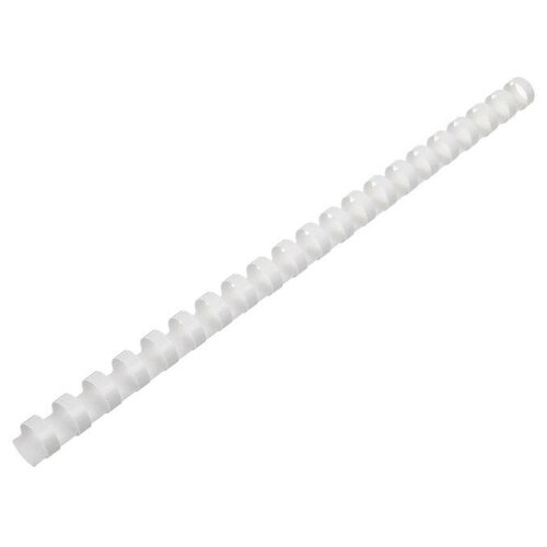 Пружины пластик D=14 мм Гелеос, белые, 100 шт.