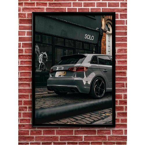 Плакат, Постер Audi RS3, А3 (фотопанно, постер на стену)