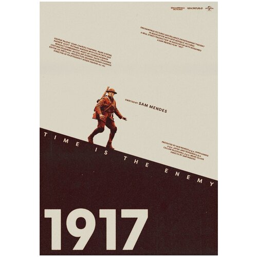 Постер / Плакат / Картина 1917 50х70 см в раме