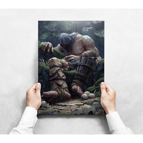 Постер "Вселенная Ведьмака" А2 (40х60 см) / Плакат интерьерный (без рамы)