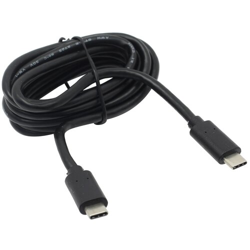 Кабель VCOM USB Type-С - USB Type-С (CU420-1.8M), 1.8 м, черный