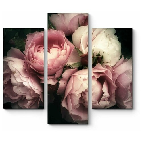 Модульная картина Прекрасные розы 70x63