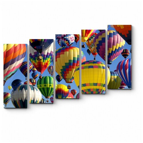 Модульная картина Фестиваль воздушных шаров, Нью Джерси 120x84