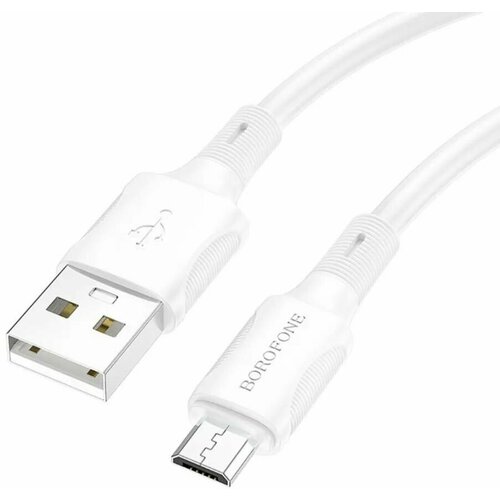 Кабель BOROFONE BX80 Succeed (MicroUSB, 1м, 2.4A) Белый