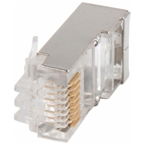 Коннектор ITK Generica (CS3-1C5EF-G) FTP кат.5e RJ45 прозрачный (упак:1шт)