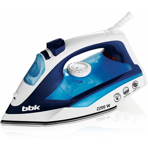 Утюг BBK ISE-2201, темно-синий/белый
