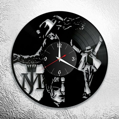 Настенные часы из виниловой пластинки с Майклом Джексоном/Michael Jackson