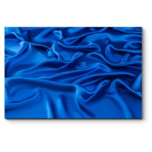 Модульная картина Синий шелк 120x80