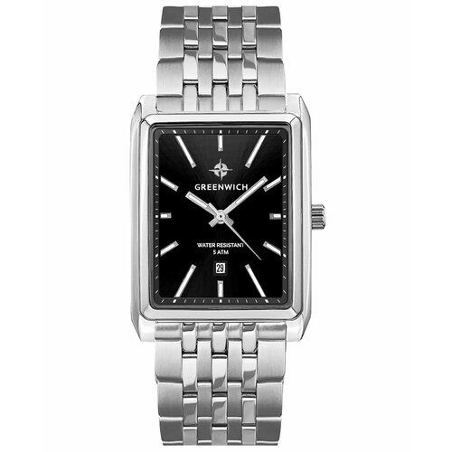 Наручные часы GREENWICH GW 541.10.11, черный, серебряный