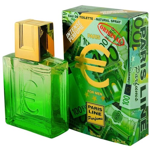 Paris Line Parfums туалетная вода Euro, 100 мл, 310 г