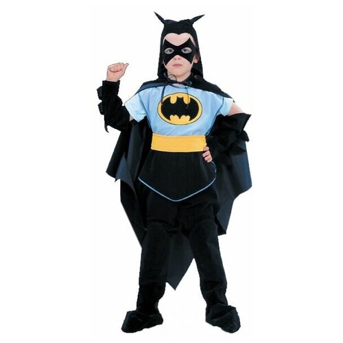 Костюм Бэтмен для мальчиков, размер 34, рост 134 см, 8-9 лет, Батик