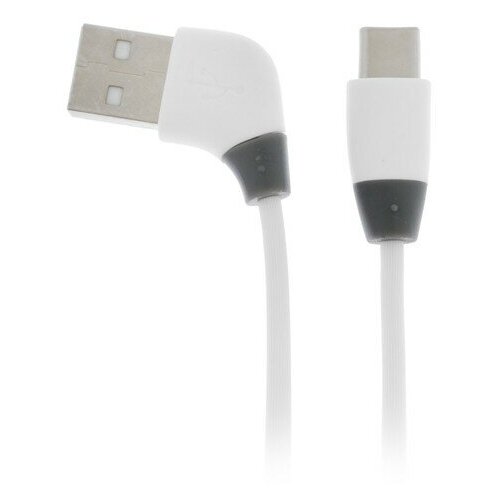 Кабель Luazon USB - USB Type-C, 1 м, белый