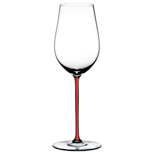 Бокал Riedel Fatto A Mano Riesling/Zinfandel для вина 4900/15, 395 мл, 1 шт., прозрачный/красный