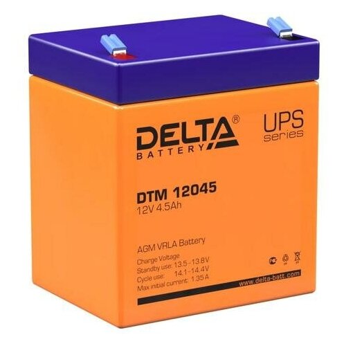 Аккумулятор 12В 4.5А. ч. Delta DTМ 12045 (7шт. в упак.)