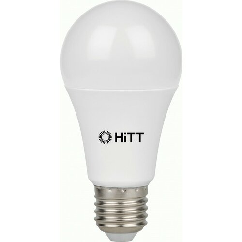 GENERAL/HiTT лампа светодиодн. ЛОН A60 E27 27W(2790lm) 6500K 6K матовая 60х113 пластик/алюмин. 1010018 (арт. 841037)