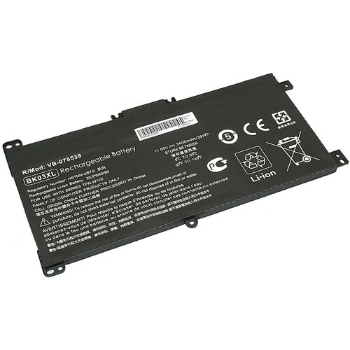 Аккумулятор для ноутбука HP 14-ba018ng 3400 mah 11.55V
