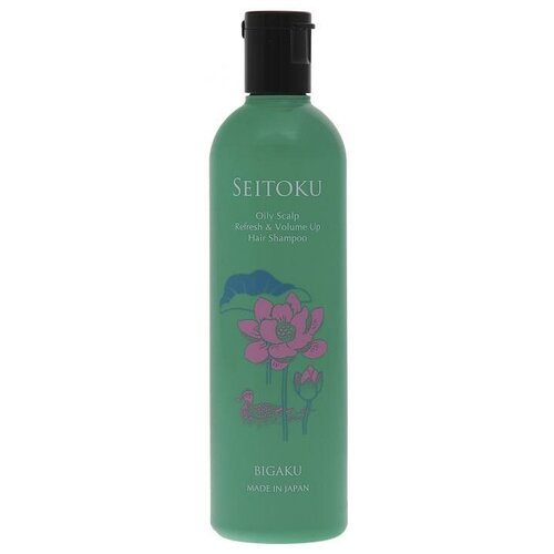Bigaku шампунь Seitoku Oily Scalp Refresh & Volume Up, 330 мл